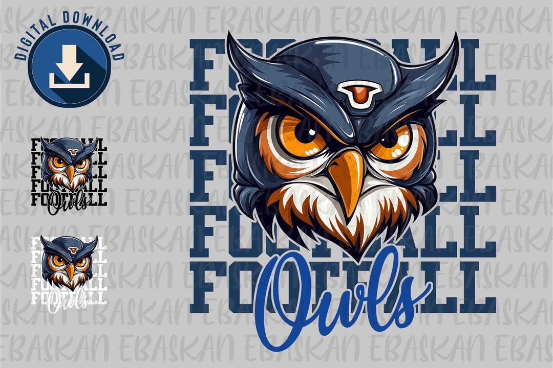 Owls Football Png, Owls Game Day Design, Go Owls, Owls Athletics, Owls ...