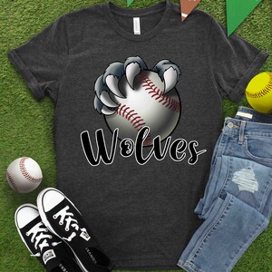 Wolves Baseball Athletic Teams Png Design Go Wolves Baseball Wolf Grey ...
