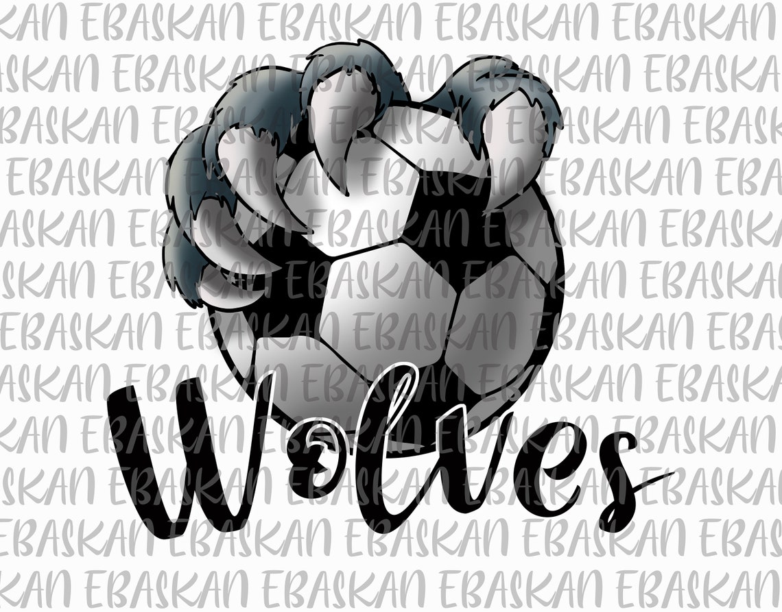 Wolves Soccer Athletic Teams Png Design Go Wolves Soccer | Etsy