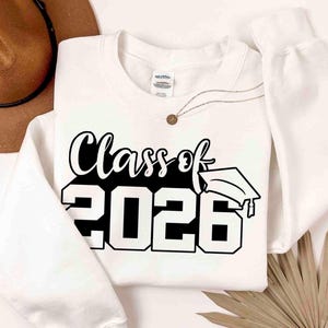 Class of 2026 Png Svg Eps Dxf Graduation Design 2026 Senior Class ...
