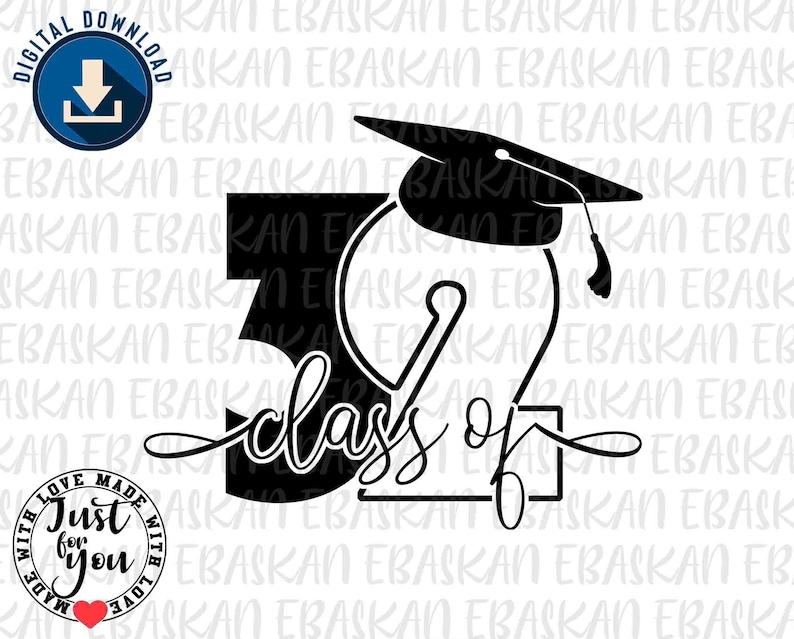 Class of 2032 Graduation Design (svg, Png, Eps, Dxf) (digital Download ...