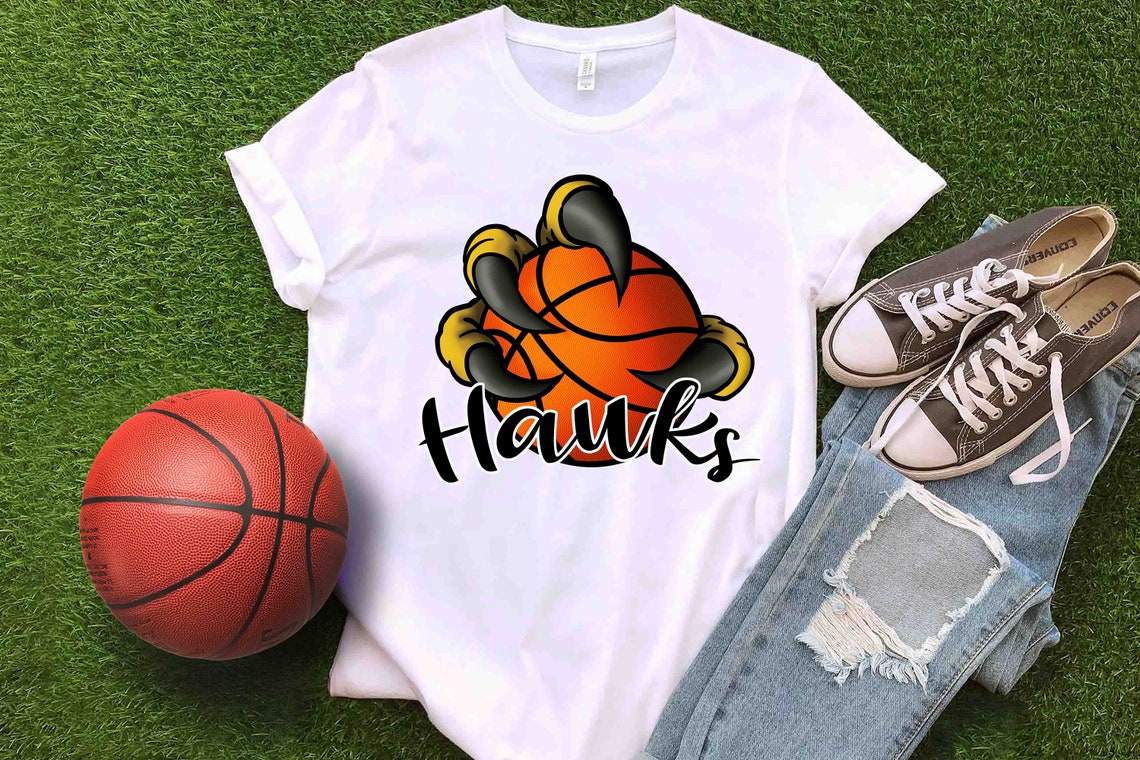 Hawks Claw Basketball Athletic Teams PNG JPG Go Hawks Basketball School ...