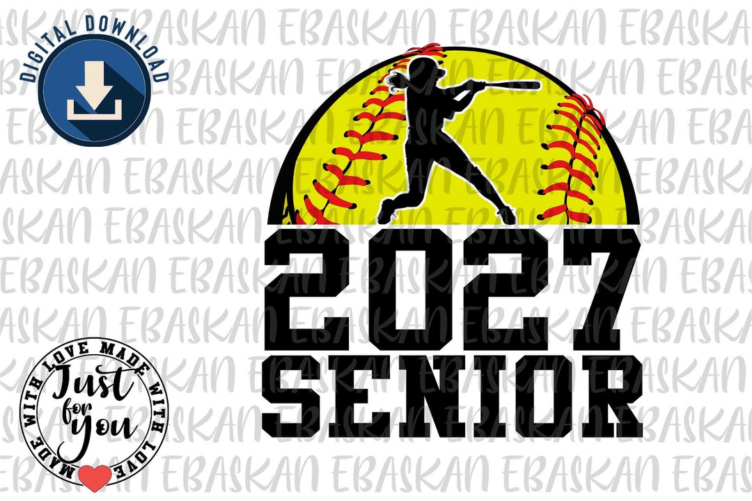 Senior Softball Svg Png Eps Dxf Female Baseball, Female Senior Softball ...