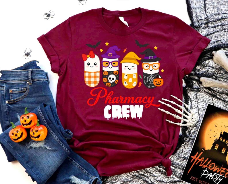 Halloween Pharmacy Crew PNG, Spooky Pill Clipart (digital Download) - Etsy