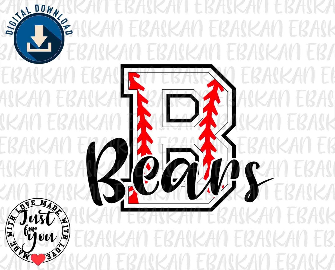 Bears Baseball SVG, Team Spirit, Game Day (digital Download) - Etsy