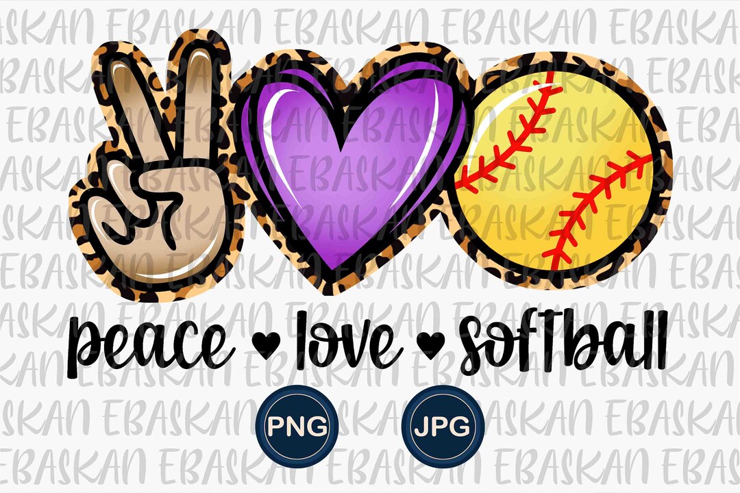 Peace Love Softball Png Softball Mom PNG Game Day Pitcher Softball Png ...