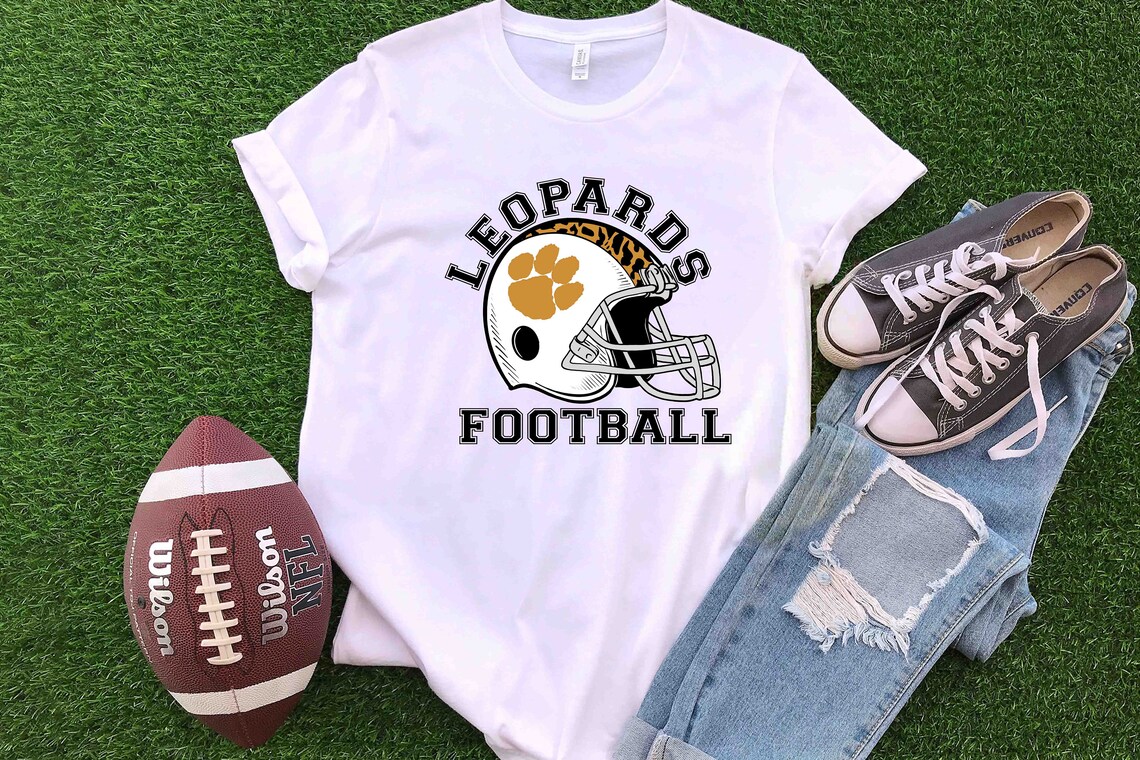 Leopards Football Team PNG SVG Go Leopards Athletics Paw - Etsy
