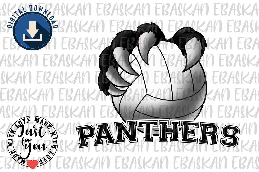 Panthers Volleyball Png Panther Strong Black Panther Design Athletic Go ...