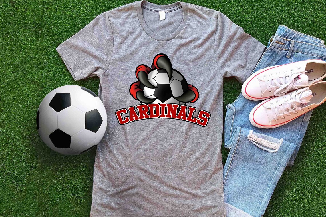 Cardinals Soccer Athletic Claw PNG JPG Cardinals Soccer PNG Go - Etsy