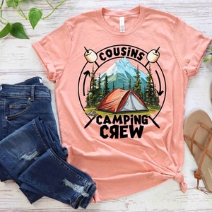 Cousins Camping Crew PNG 2 in 1 Trip Friends Family Camp Tent Life ...