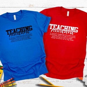 Teaching Assistant Design (png, Svg, Eps, Jpg) - Teacher Aide Gift - Etsy