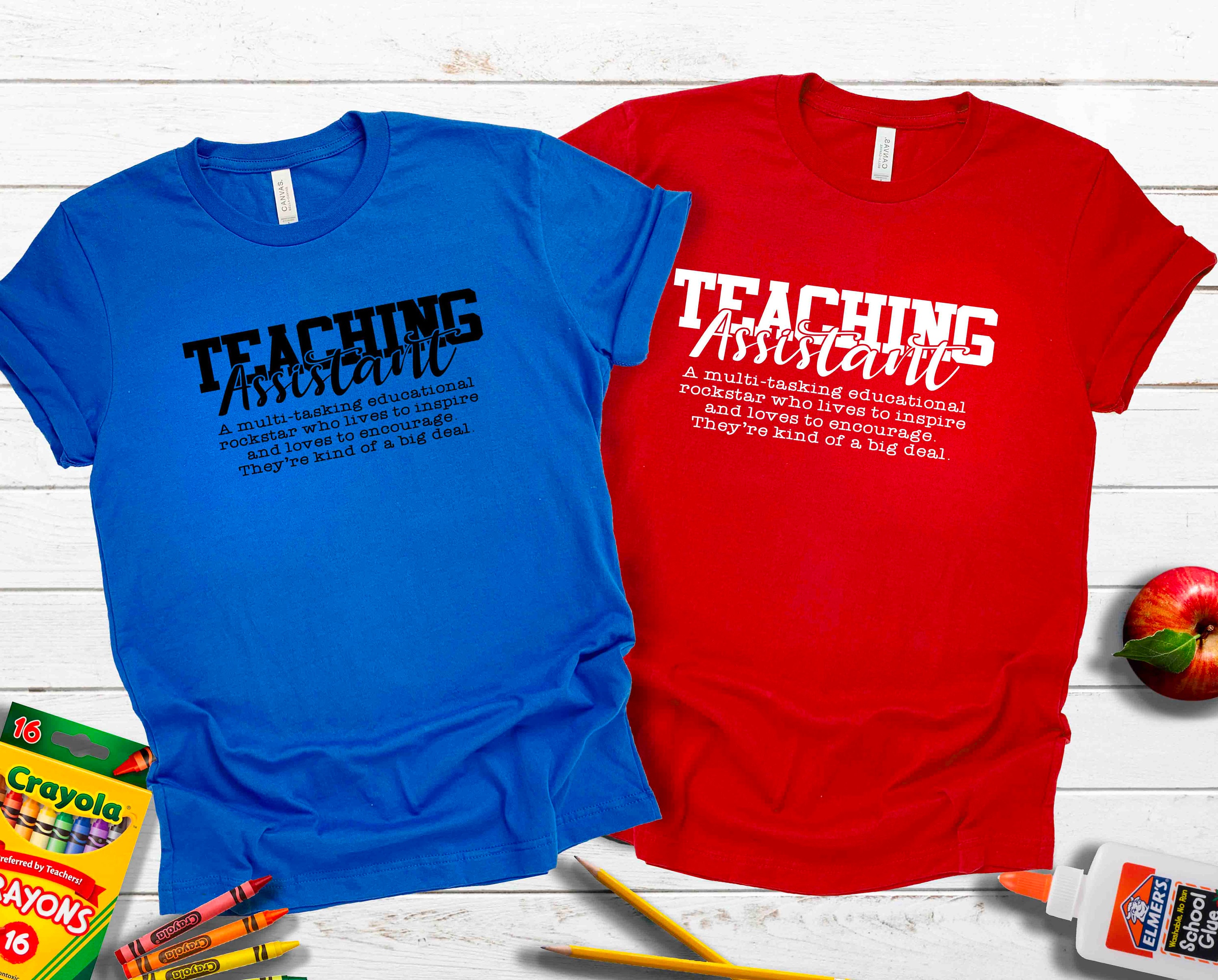 Teaching Assistant Design (png, Svg, Eps, Jpg) - Teacher Aide Gift - Etsy