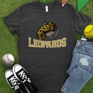 Leopards Baseball Team PNG No Svg Go Leopards Leopard Paw Leopard Team ...