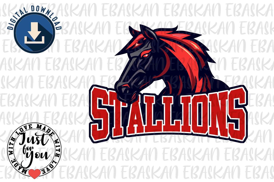 Stallions Svg Png Eps Dxf Stallions Strong Svg Wild Horses Design ...