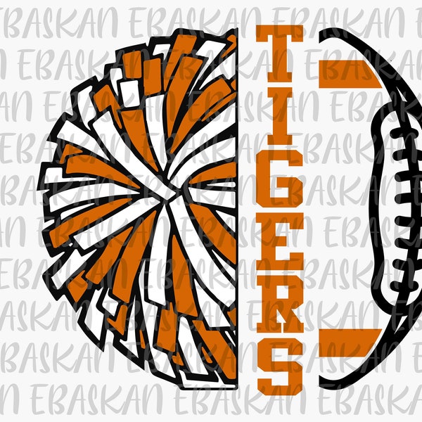 Tiger Cheer Svg - Etsy