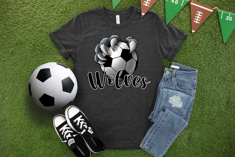 Wolves Soccer Athletic Teams Png Design Go Wolves Soccer | Etsy
