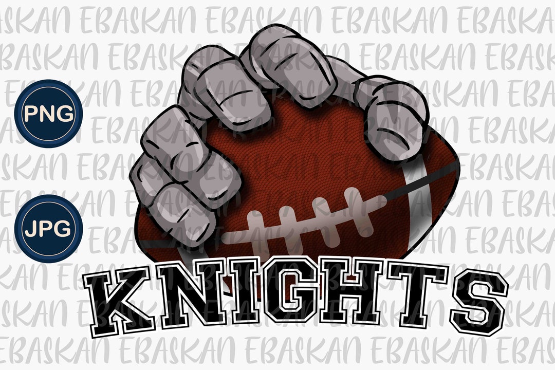 Knights Football Team Design, Athletic Sublimation Print (PNG, JPG) - Etsy
