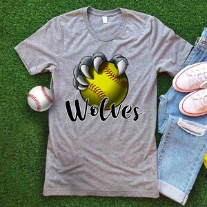 Wolves Softball Png, Wolves Athletics Png Design Go Wolves Softball ...