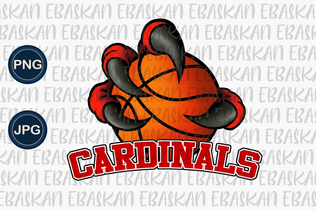 Cardinals Basketball Athletic Claw PNG JPG Cardinals Basketball PNG Go ...