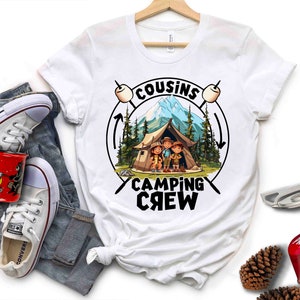 Cousins Camping Crew PNG 2 in 1 Trip Friends Family Camp Tent Life ...