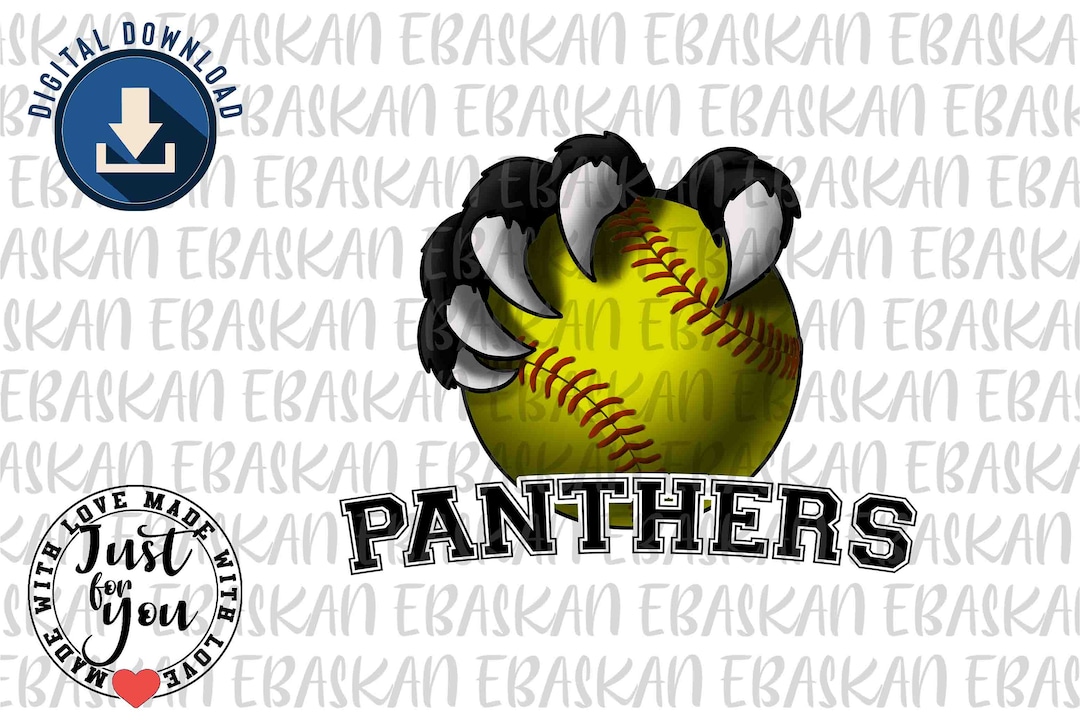 Panthers Softball Png Panther Strong Black Panther Design Athletic Go ...