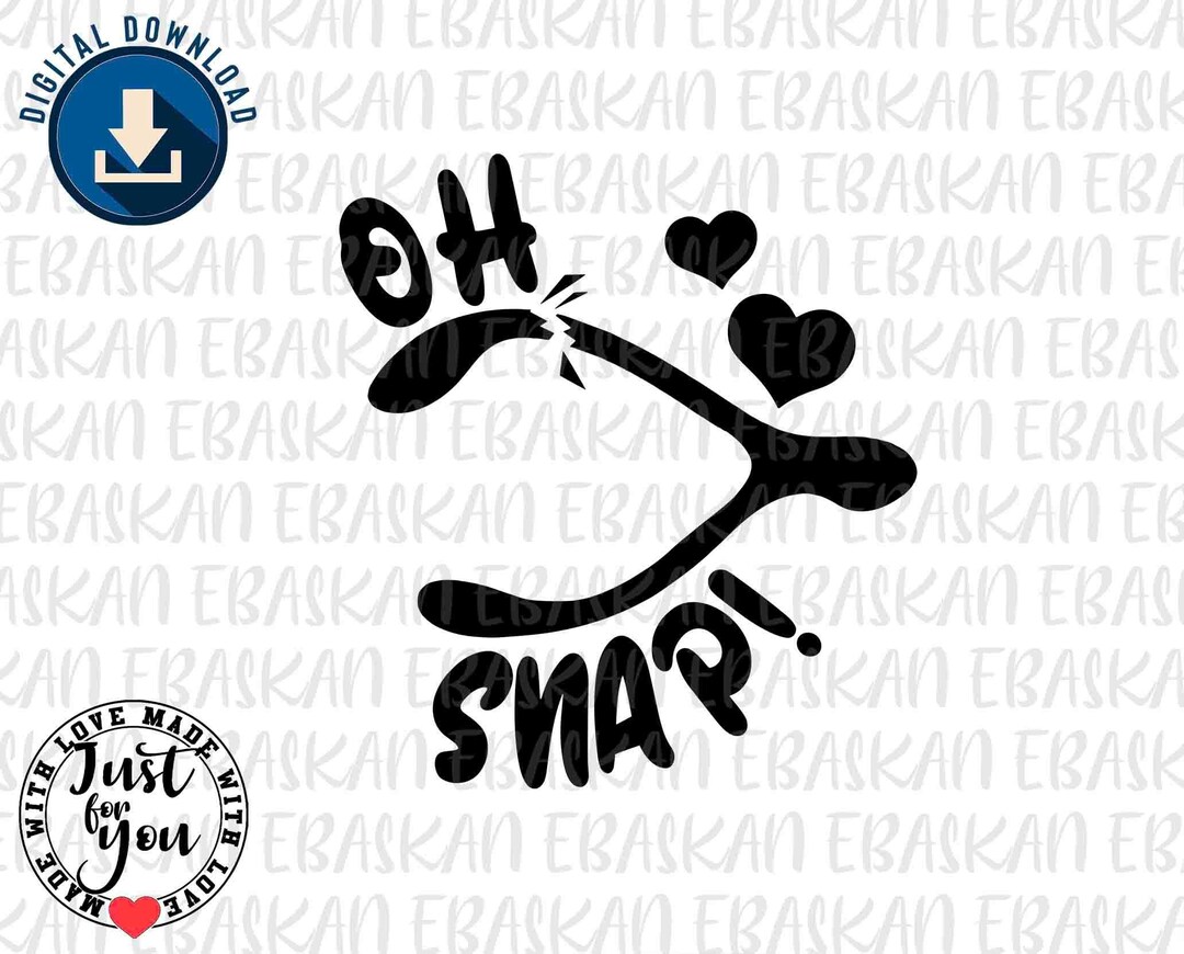 Oh Snap SVG , Oh Snap Wishbone, Thanksgiving SVG, Thanksgiving Clipart ...