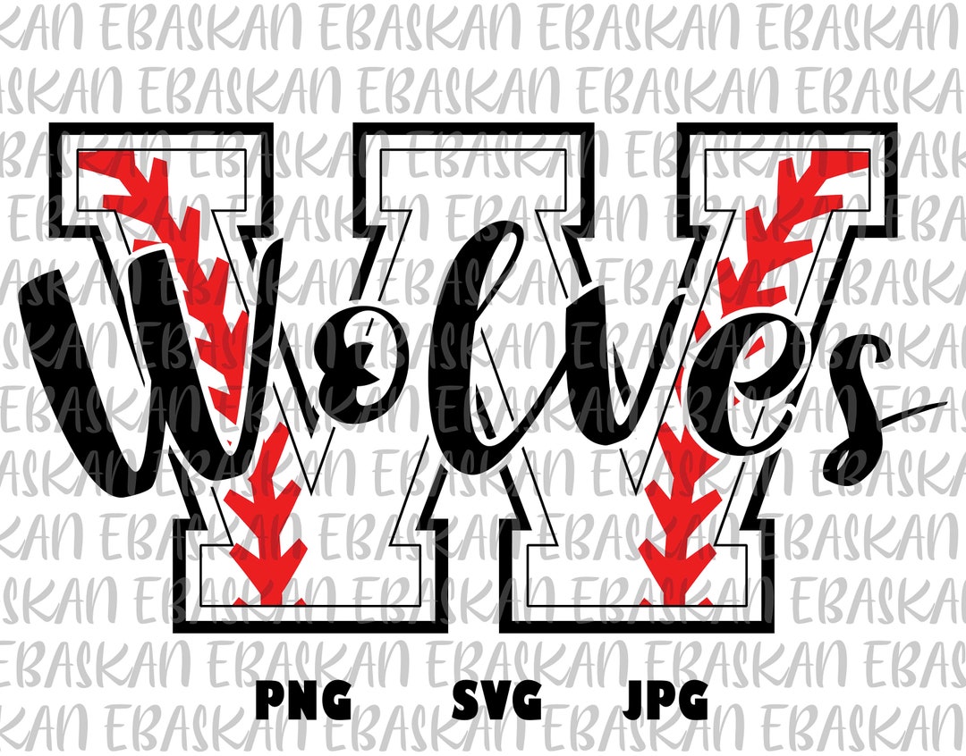 Wolves Baseball Athletic Teams PNG SVG Design Go Wolves Howling ...