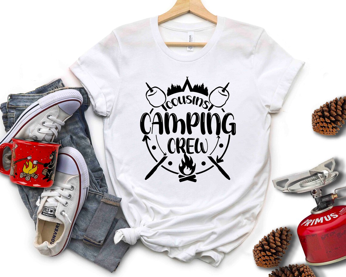 Cousins Camping Crew SVG PNG EPS Trip Friends Family Camp Tent - Etsy