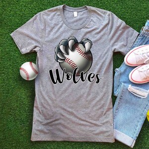 Wolves Baseball Athletic Teams Png Design Go Wolves Baseball Wolf Grey ...
