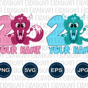 Custom Birthday and Name Design PNG SVG Customized Personalized Happy ...