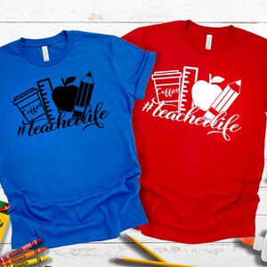 Teacher Life PNG SVG EPS First Day of School Svg, Back to School Shirt ...