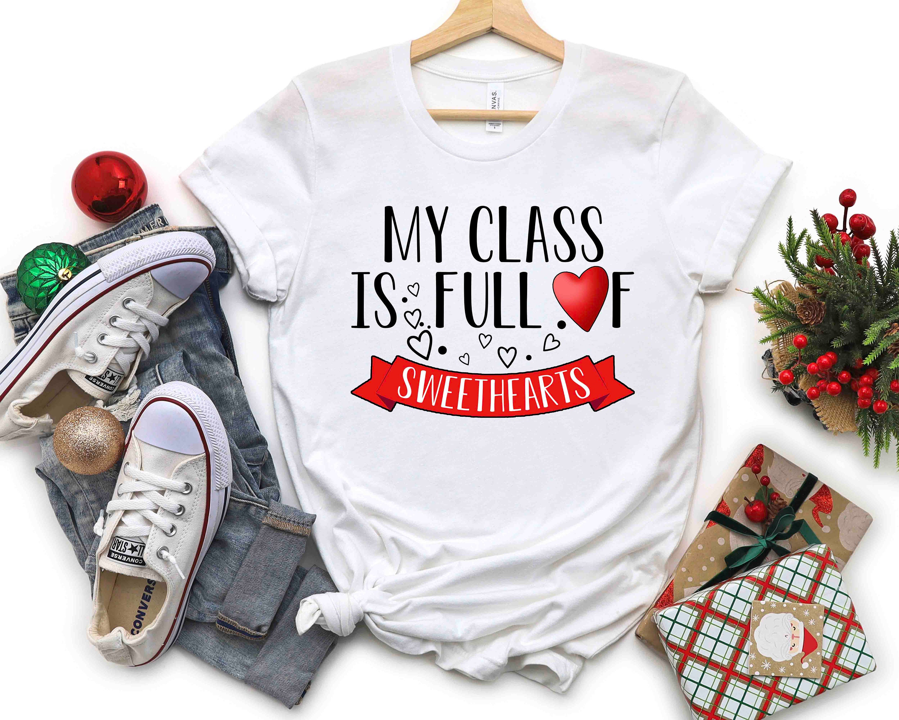 My Class is Full of Sweethearts SVG PNG Teacher Life | Etsy