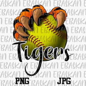 Tigers Softball PNG Athletic Teams Png Not Svg Go Tigers Softball Team ...