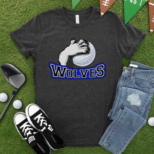 Wolves Golf Athletic Teams Png Design Go Wolves Golf Grey Wolf Team ...