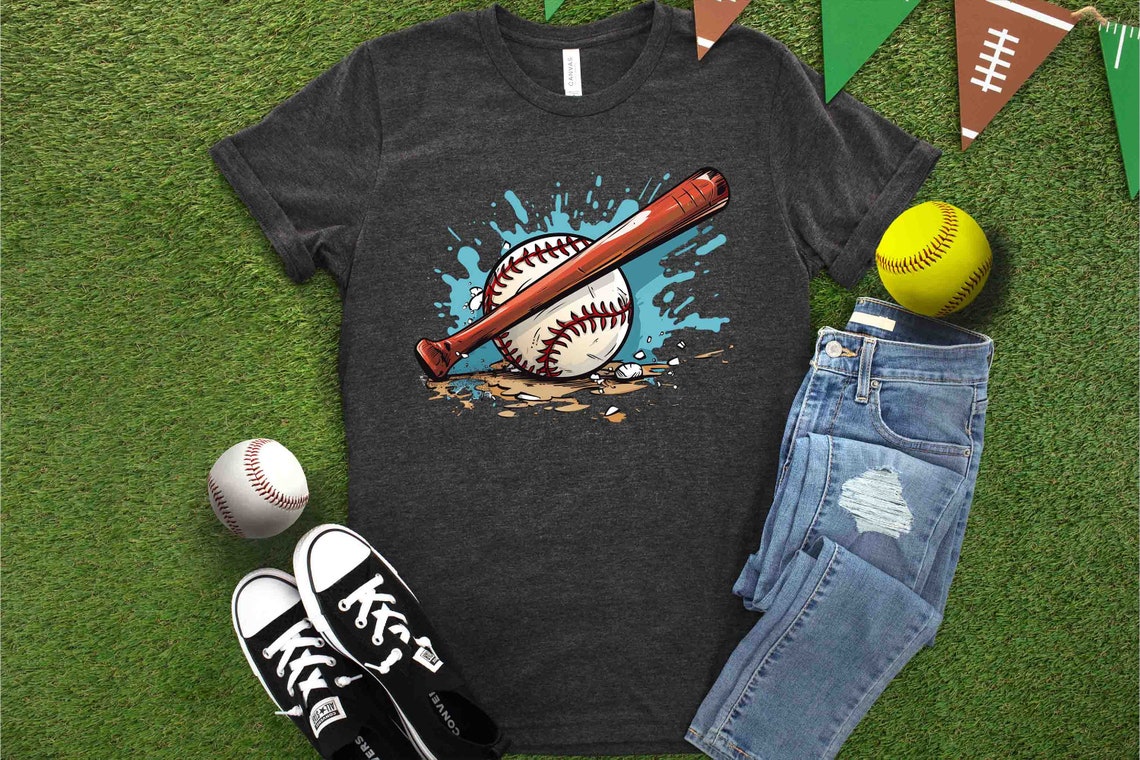 Funny Baseball Clipart PNG, Softball Design (digital Download) - Etsy