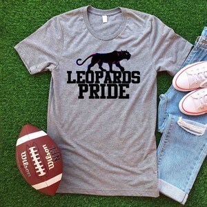 Leopards Pride PNG SVG EPS Black Leopard Design Athletic Go Leopards ...