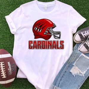 Cardinals Football Helmet Design, Sublimation Printable (PNG SVG EPS ...