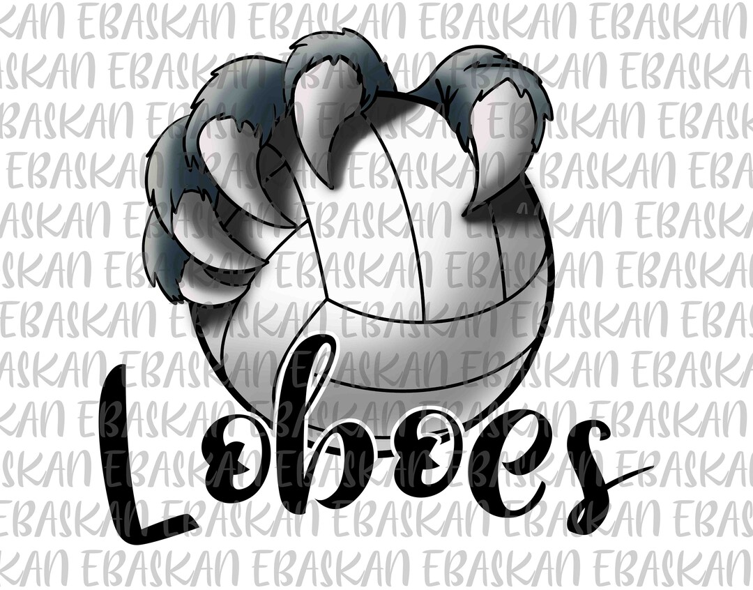 Loboes Volleyball PNG: Wolves Huskies Graphic (digital Download) - Etsy