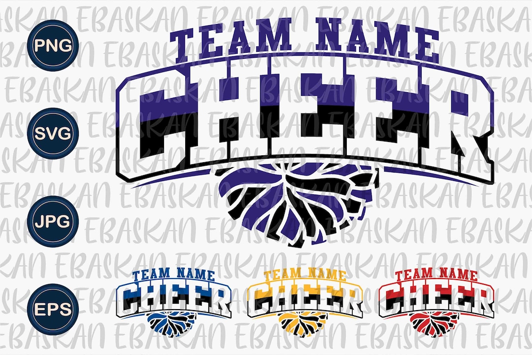 Custom Cheerleader Team Png Svg Go Cheerleader Shirt Design Your Team ...