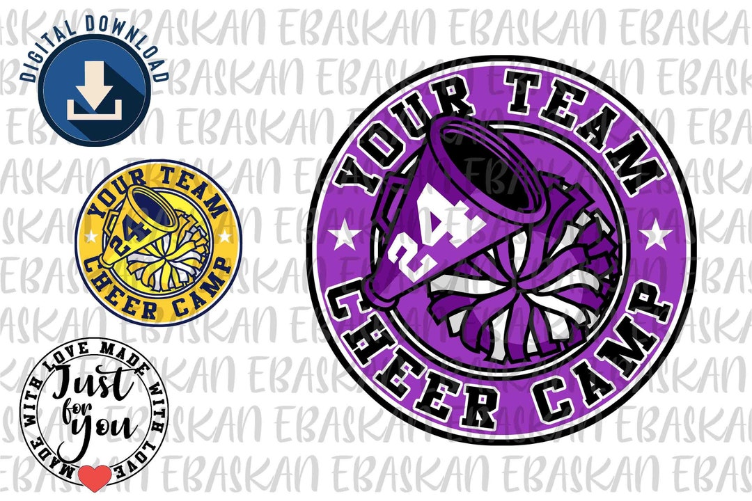 Custom Cheerleader Camp Png Svg, Go Cheerleader Shirt Design, Your Team ...