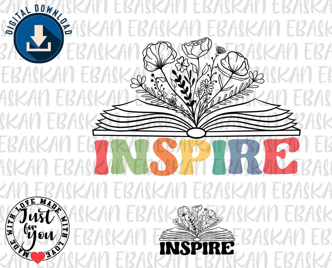 Teach Love Inspire Svg Png Eps Dxf, Teacher Life Png, Teacher ...