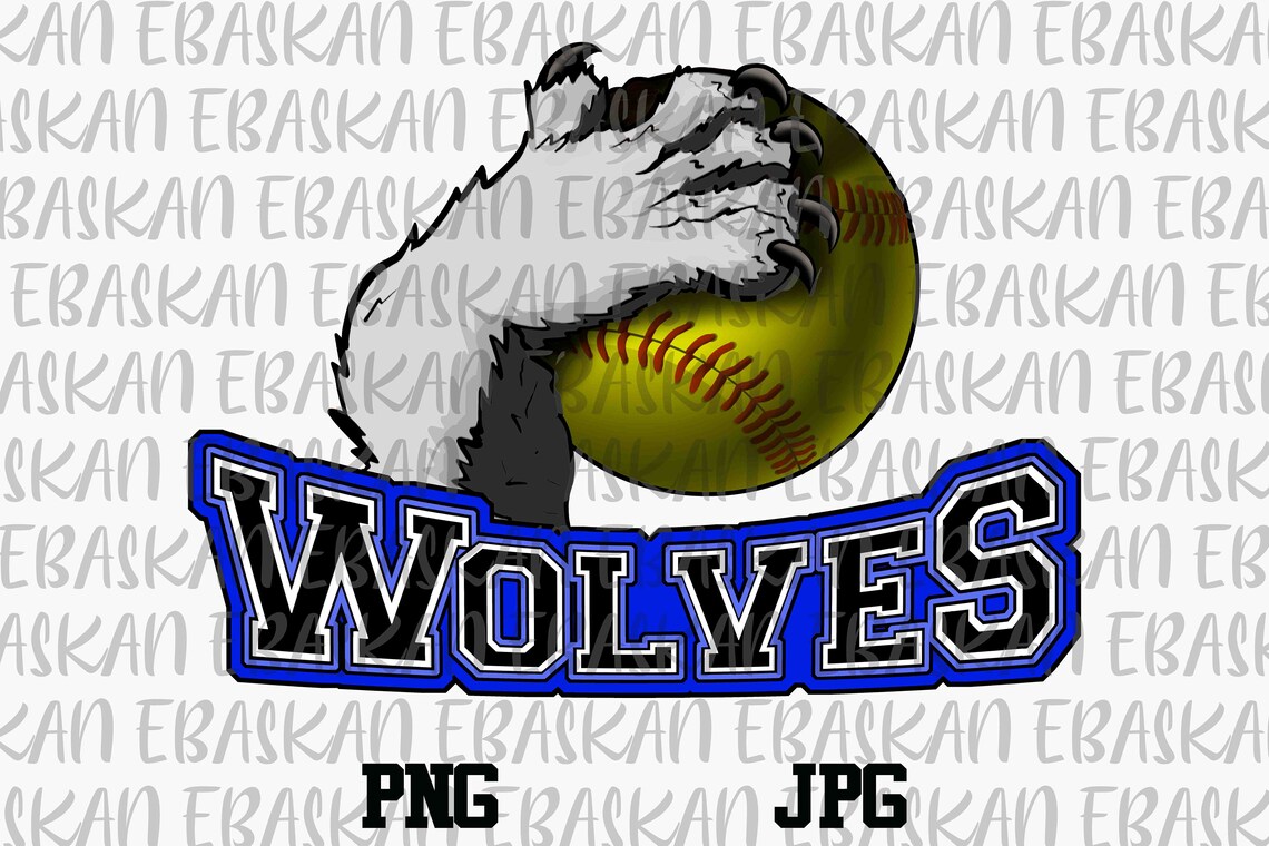 Wolves Softball Athletic Teams Png Design Go Wolves Softball - Etsy
