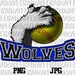 Wolves Softball Athletic Teams Png Design Go Wolves Softball Grey Wolf ...