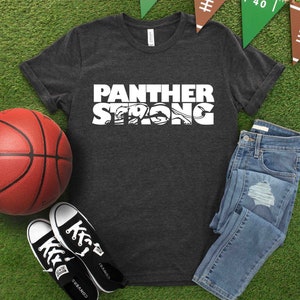 Panther Strong PNG SVG EPS Black Panther Design Athletic Go Panther ...