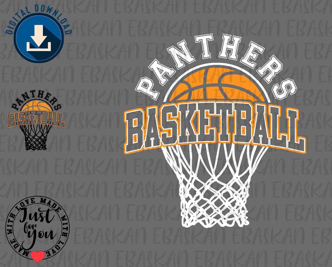 Panthers Basketball PNG SVG Panthers Design Athletic Go Panthers ...
