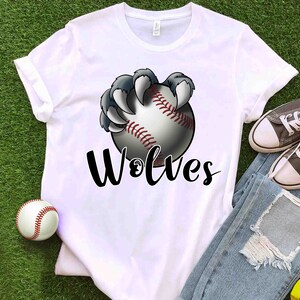 Wolves Baseball Athletic Teams Png Design Go Wolves Baseball Wolf Grey ...