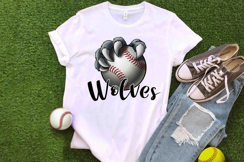Wolves Baseball Athletic Teams Png Design Go Wolves Baseball - Etsy