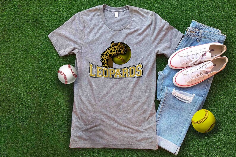 Leopards Softball Team PNG, Leopard Paw Design (digital Download) - Etsy