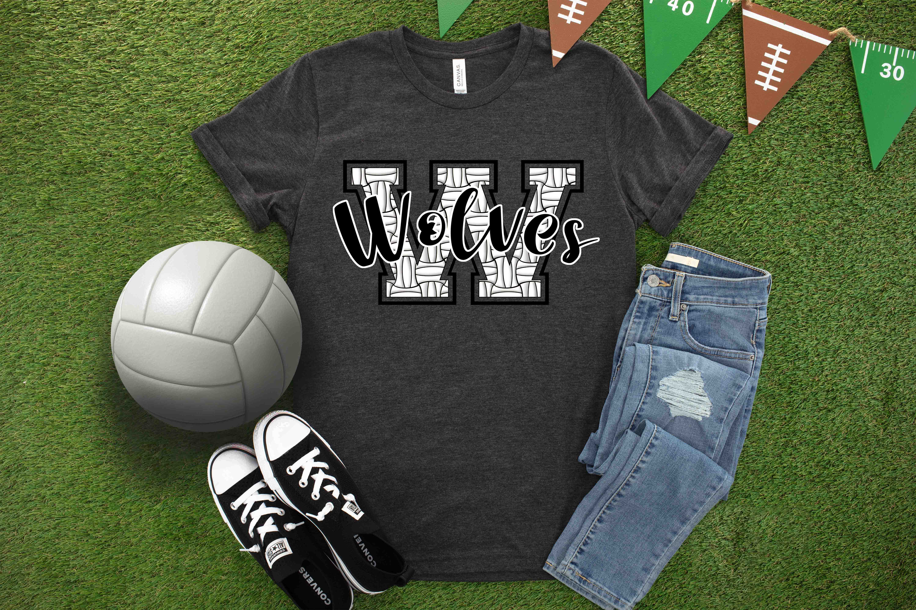 Wolves Volleyball Athletic Teams PNG SVG Design Go Wolves - Etsy