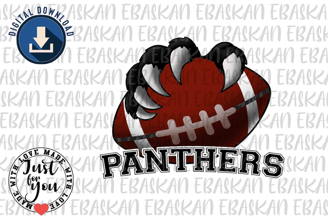 Panthers Football Claw PNG, Athletic Design (digital Download) - Etsy
